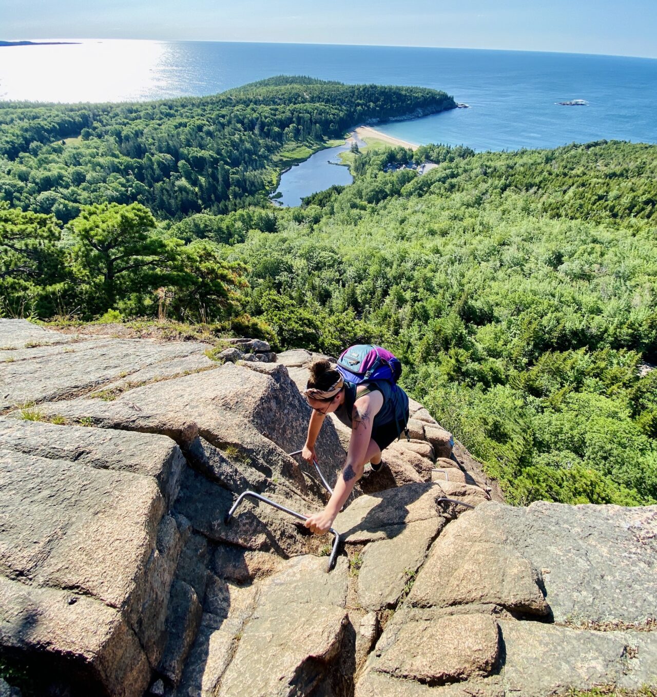 The Beehive Trail Hiking Guide - Acadia National Park - Acadia East ...